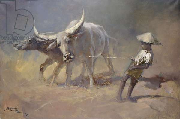 License artwork by Basuki Abdullah (1915-93)
