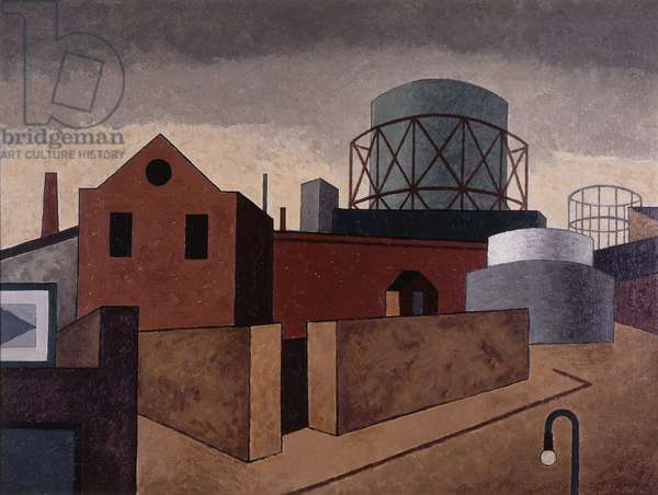 Images of artwork by Niles Spencer (1893-1952) from Bridgeman Images