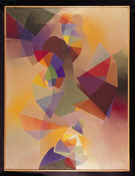 License artwork by Stanton Macdonald-Wright (1890-1973)