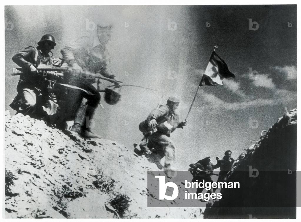 Image of Spanish Civil War (1936-1939): soldiers of the Nationalist ...