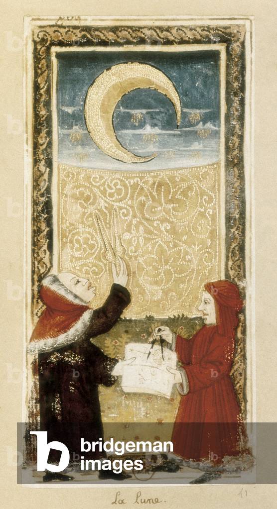 Image of "The Moon", 15th century illustration