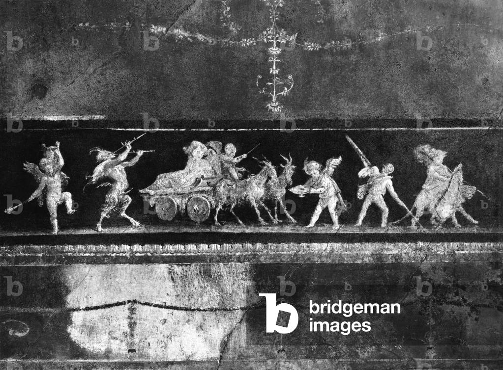 Image of Bacchic Procession of Cherubs, frieze from the Oecus of the by ...