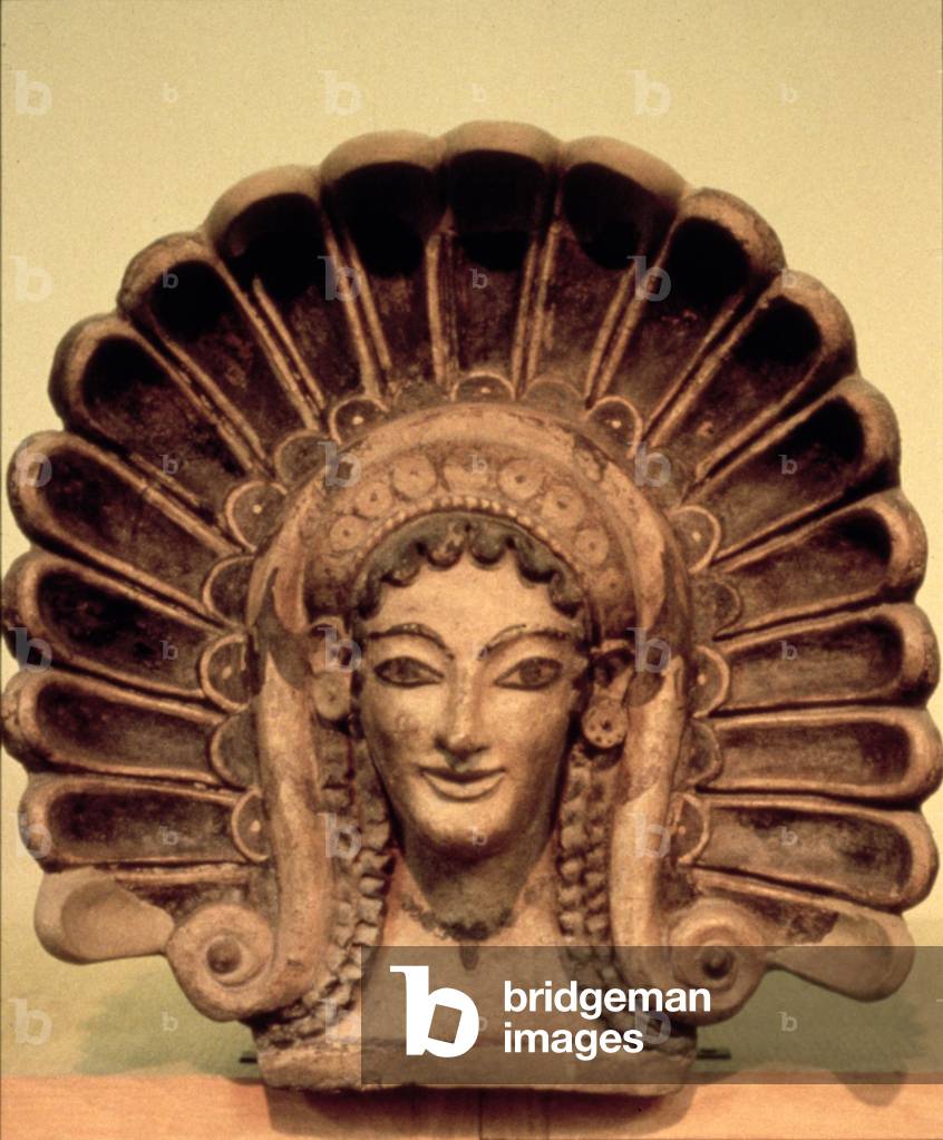 Image of Fixture in the Etruscan temple at Veii, 6th century BC by ...