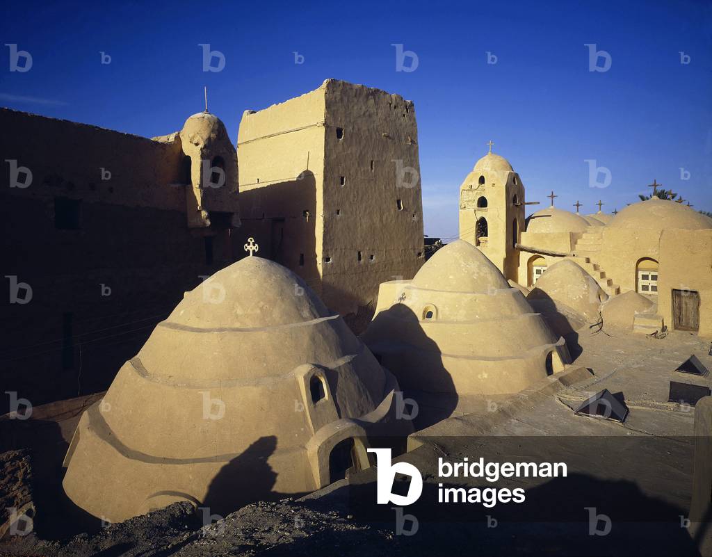 Image of Coptic Art: Church and fortress of the monastery of Saint by ...