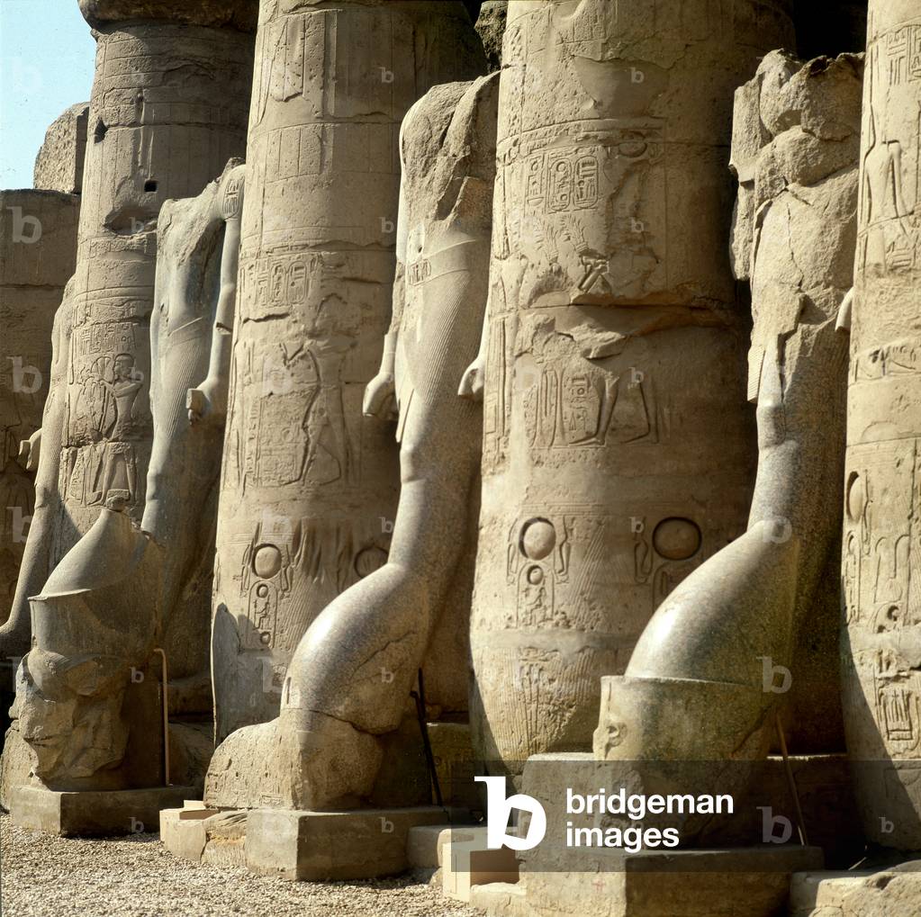 Image of Louksor (Luxor): Temple Overview by Egyptian School