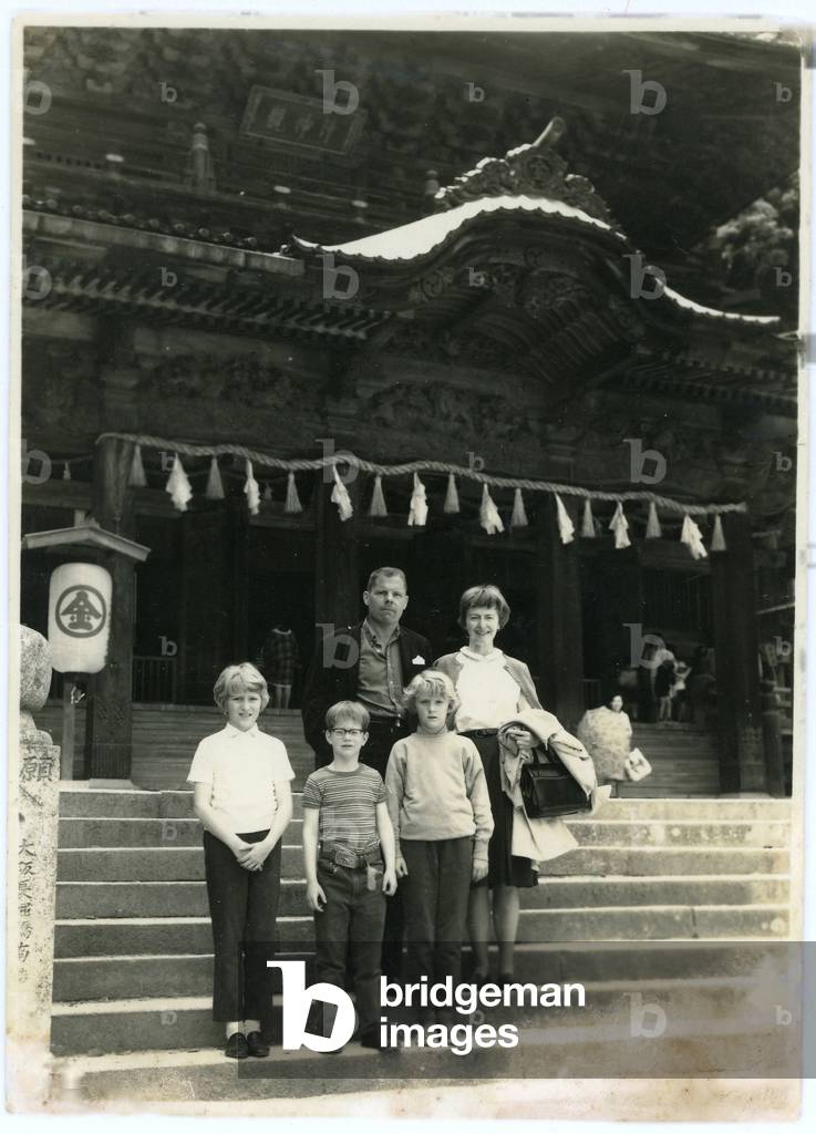 Image of Anne and James Truitt and their children, Tokyo, Japan, c.1964