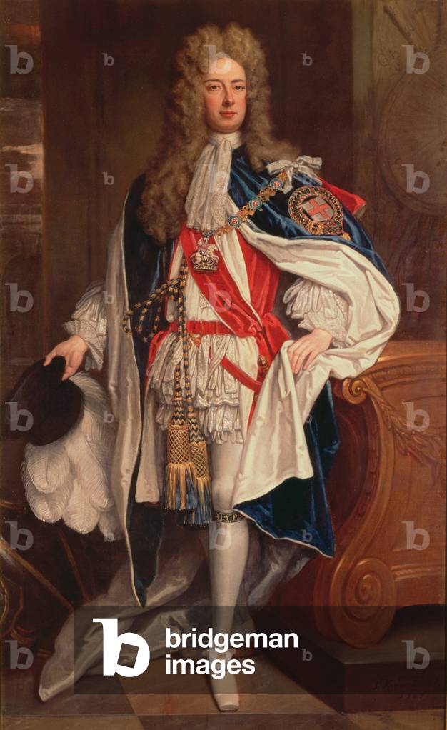 Image of The Duke of Marlborough in Garter Robes by Kneller, Godfrey ...