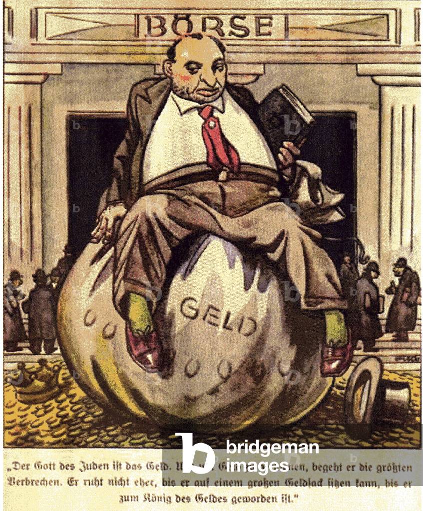 Image of 'Money is the God of the Jews', illustration from the by ...