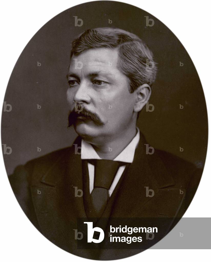 Image of Henry Morton Stanley, African explorer, 1880.