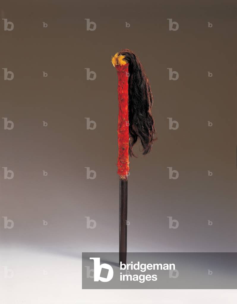 Image of Tabooing wand used by priests or kahuna to put people by ...