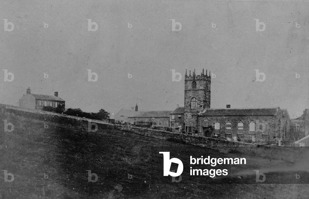 Image of Haworth Parsonage and Church, pre-1878, English Photographer ...