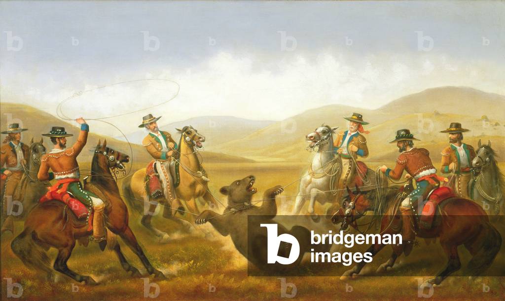 Image of Roping the Bear, Santa Margarita Rancho of Juan Forster, c ...
