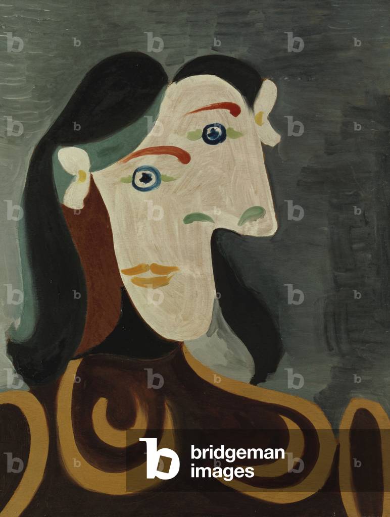Image of Portrait of a Woman, 1939 (oil on canvas) by Picasso, Pablo ...
