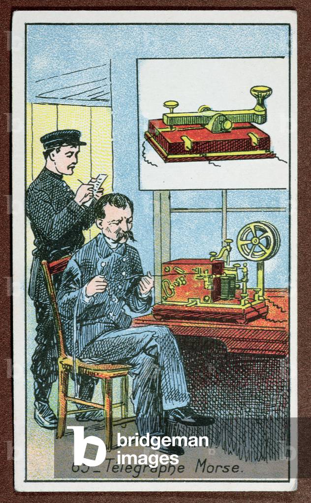 Image of The invention of telegraphy with Morse code, number 65 in by ...