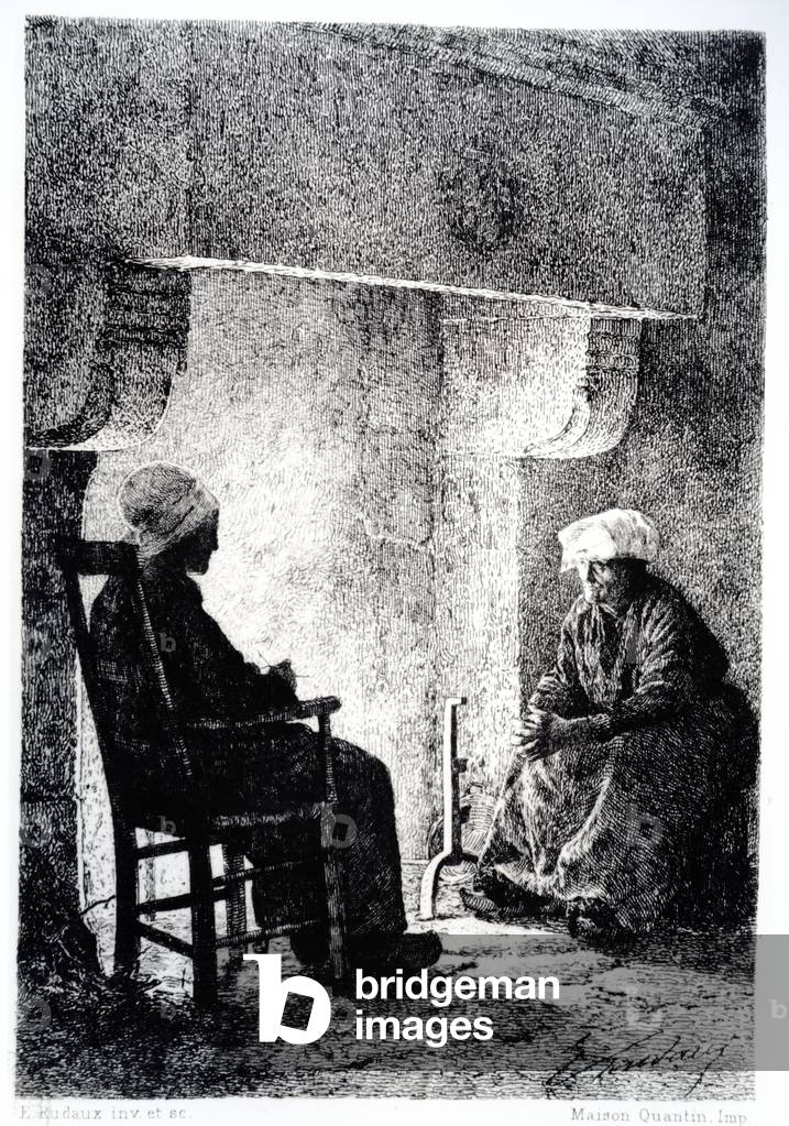 Image of Illustration from 'The Devil's Pool' by George Sands ...