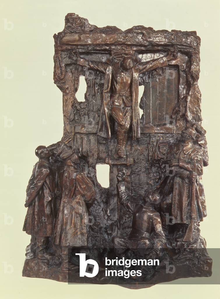 Image of Canada's Golgotha, 1918 (cast bronze) by Wood, Francis Derwent ...