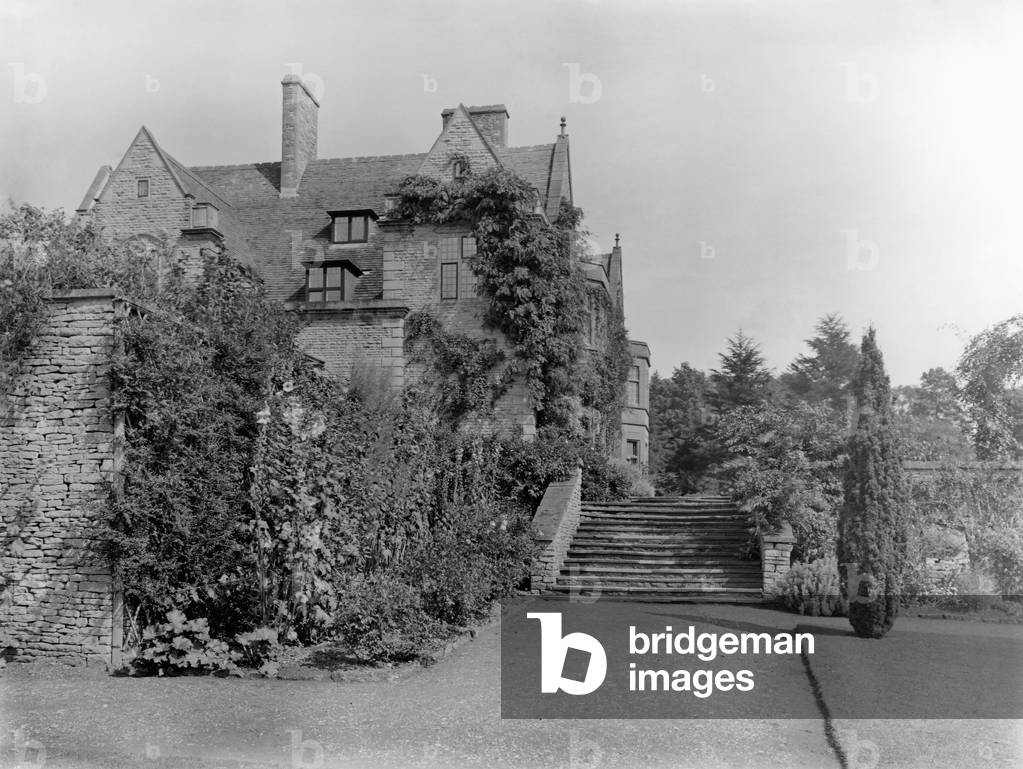 Image of Abbotswood, from 'Country Houses of the Cotswolds' (b/w photo ...