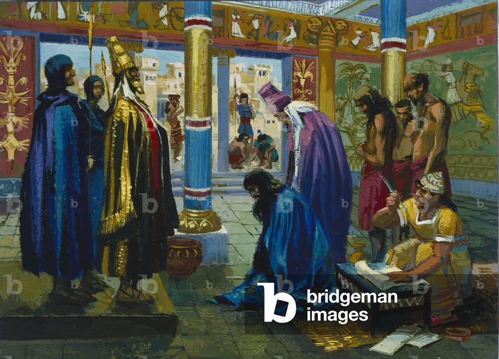 King Hammurabi Painting