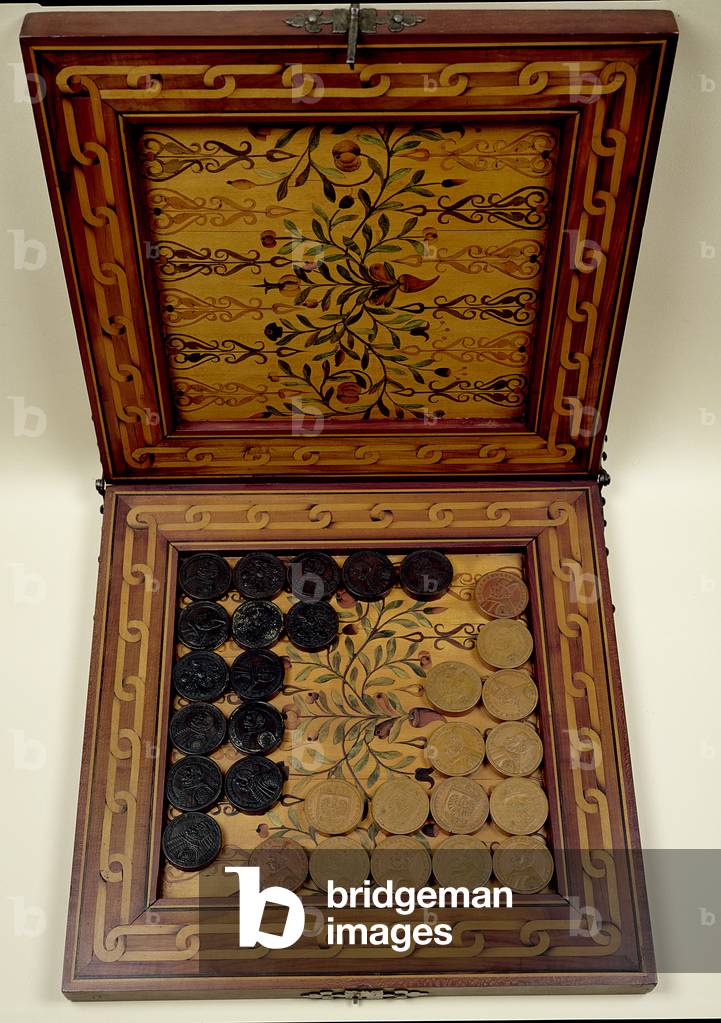 Image of Tric-Trac Game with stones depicting Jan Zamoyski (1542-1605 ...