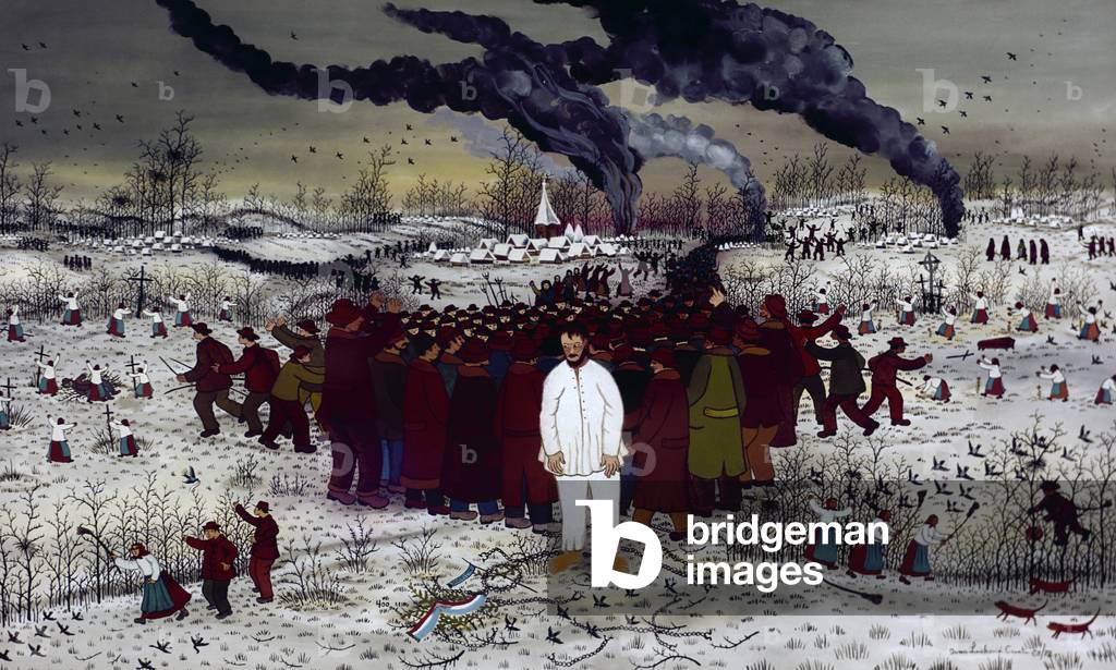 Images of artwork by Ivan Lackovic Croata (1932-2004) from Bridgeman Images