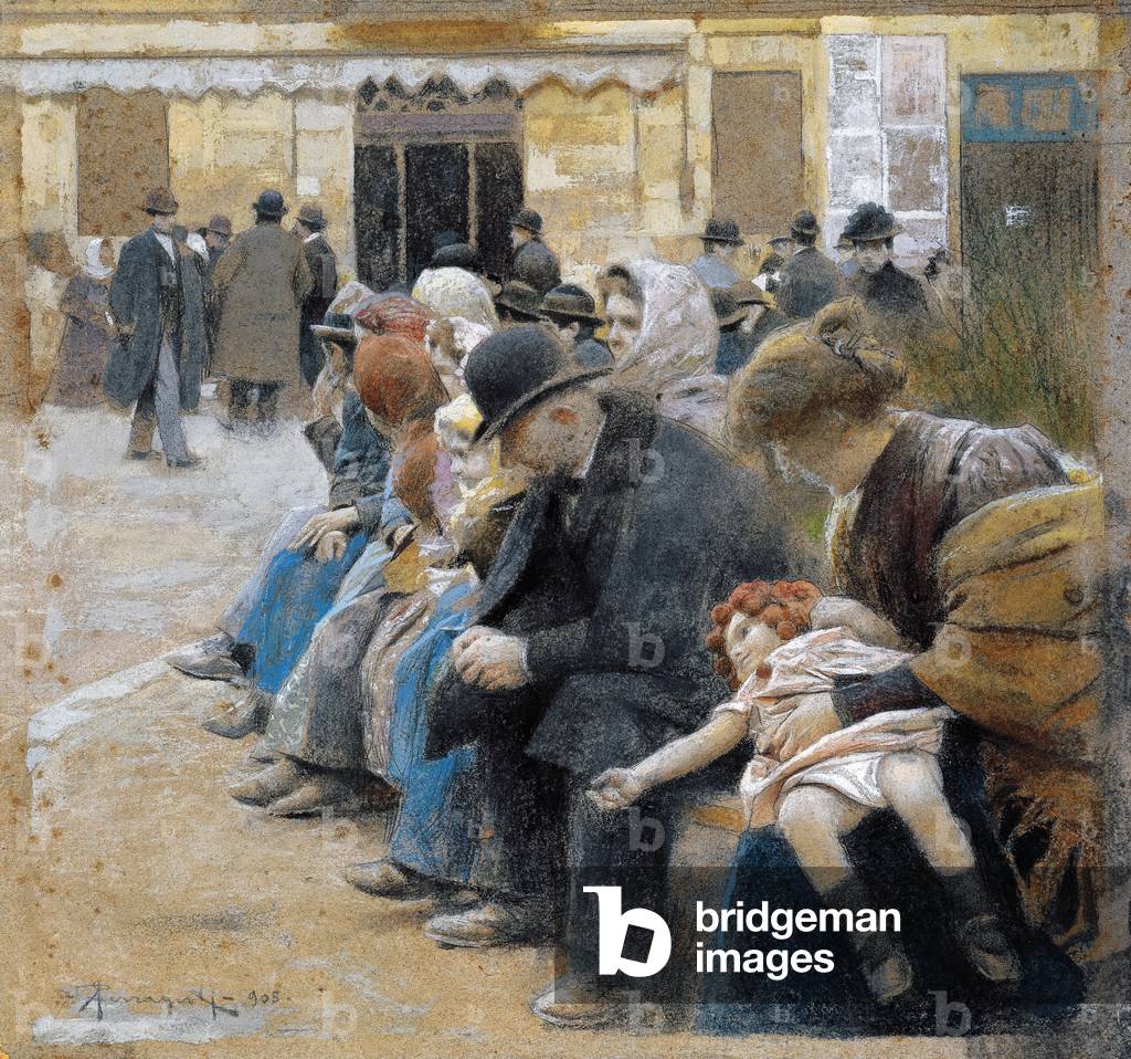 Images of artwork by Arnaldo Ferraguti (1862-1925) from Bridgeman Images