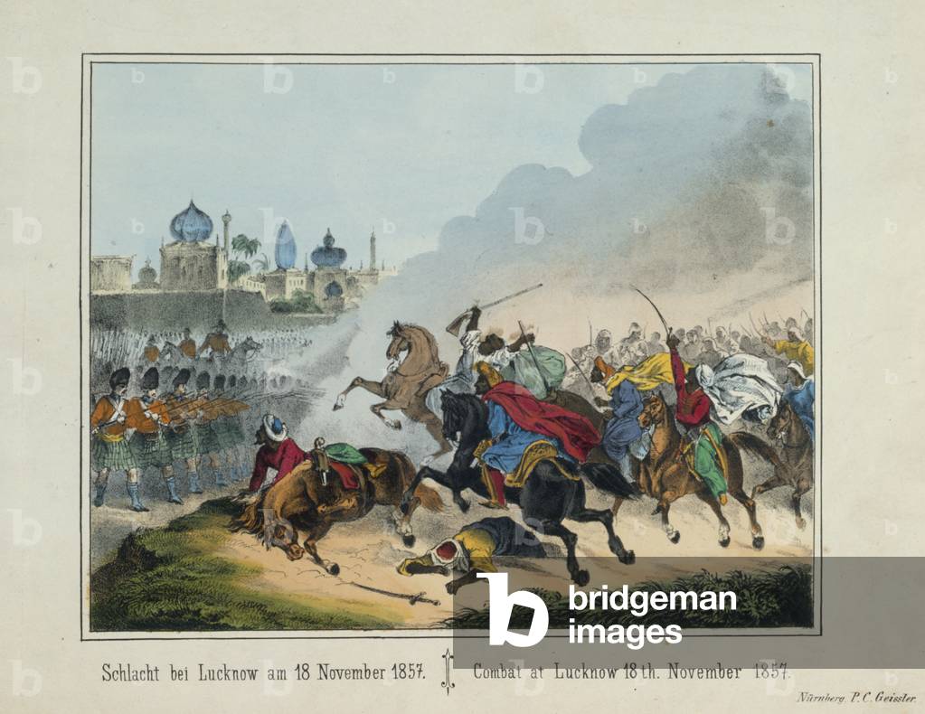 Image of The Siege of Lucknow in Uttar Pradesh during the Indian by ...