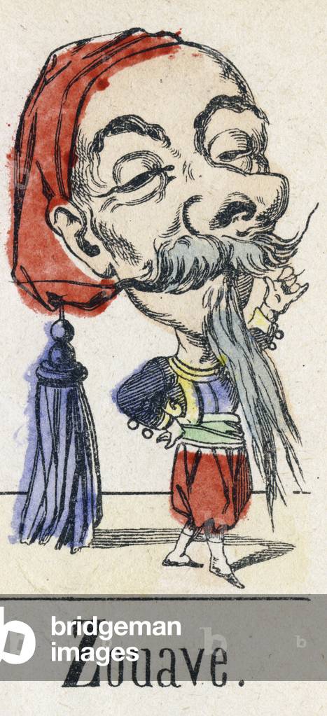 Image of Letter Z: Zouave. Alphabet of the Eastern Tale, c.1890 (Epinal
