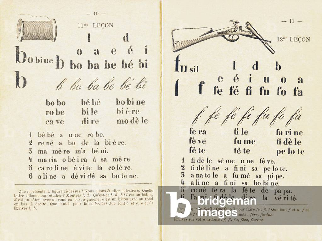 Image of Illustrated Syllabary, Reel, Rifle - Method of Reading Writing and
