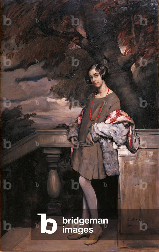 Image of Portrait of Teresita Lorenzon by Selvatico, Lino (1872-1924)