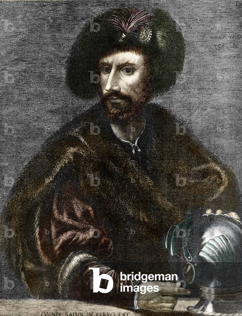 Image of Portrait of Charles III Duke of Bourbon, from France (1490-1527).