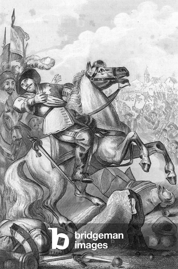 Image of Thirty Years War: death of Swedish King Gustav II Adolf