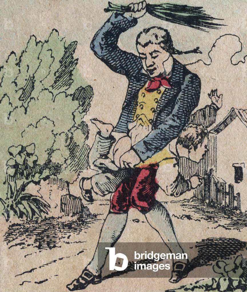 Image of The Father Fouettard, 19th century (Epinal print)