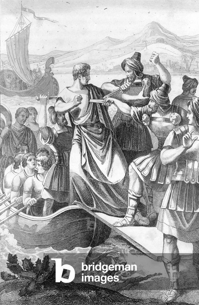 Image of Death of Pompee the Great (Gneo Pompeo Magno or Gnaeus