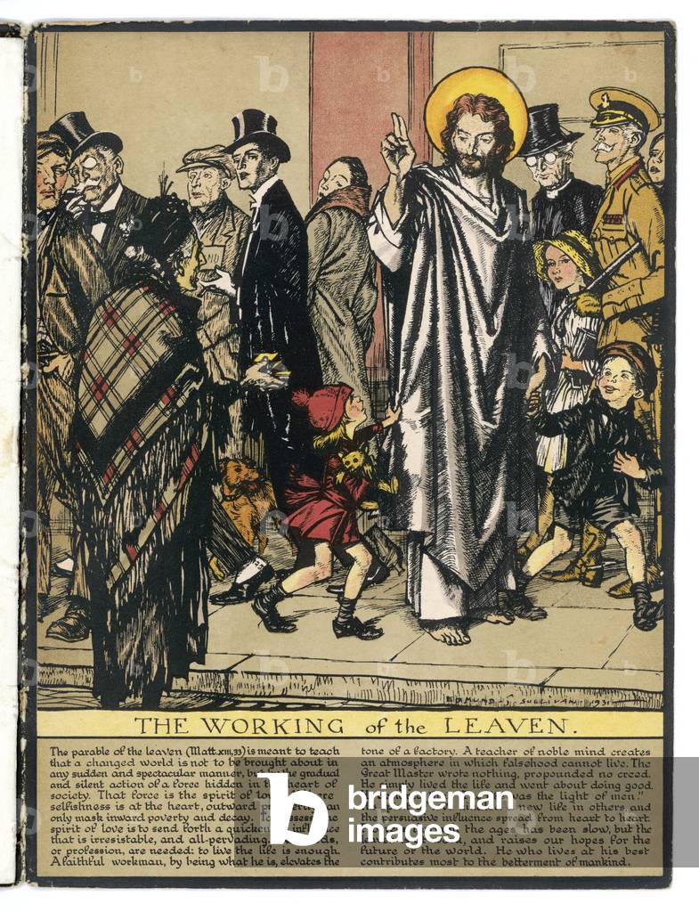 Image of JESUS IN LONDON STREET by Sullivan, Edmund Joseph (1869-1933)