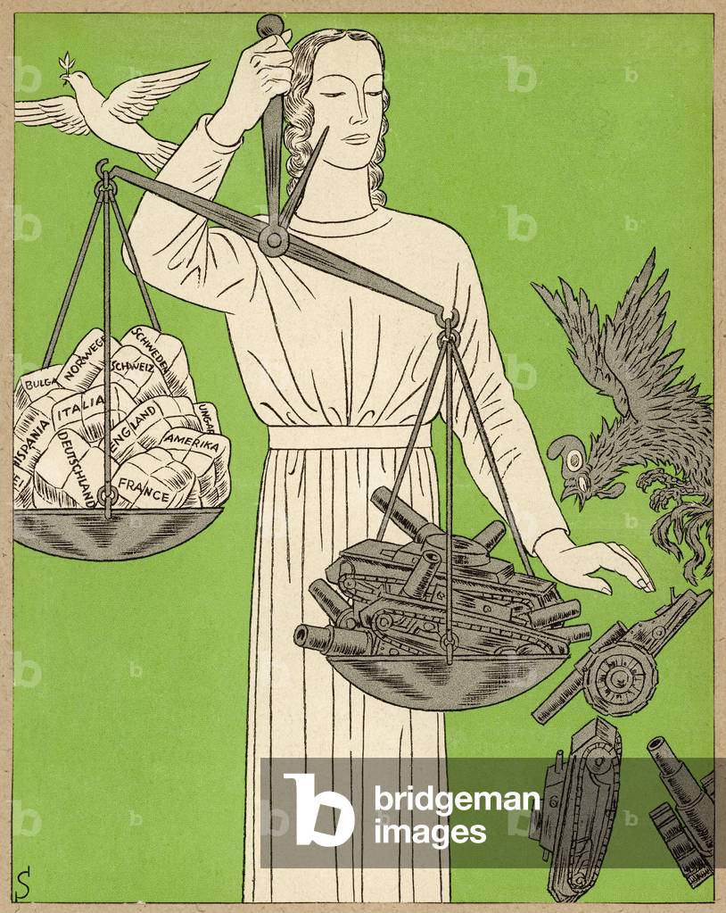 Image of Guns and Butter, 1933 (cartoon) by Schilling, Erich (1885-1945)