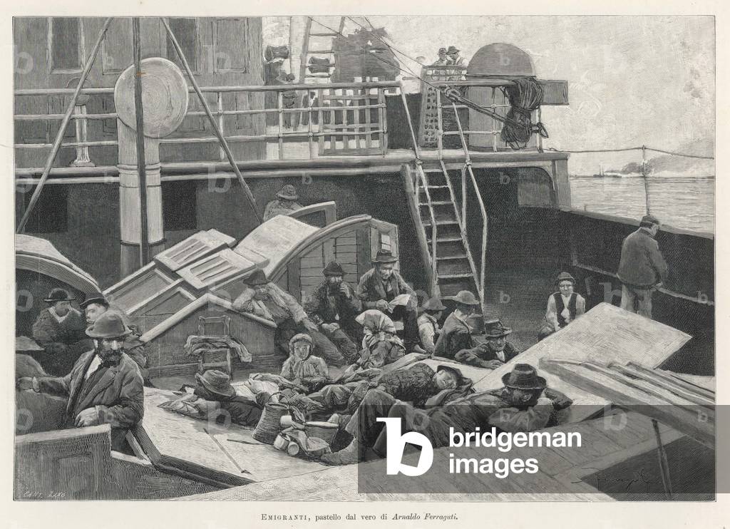 Images of artwork by Arnaldo Ferraguti (1862-1925) from Bridgeman Images