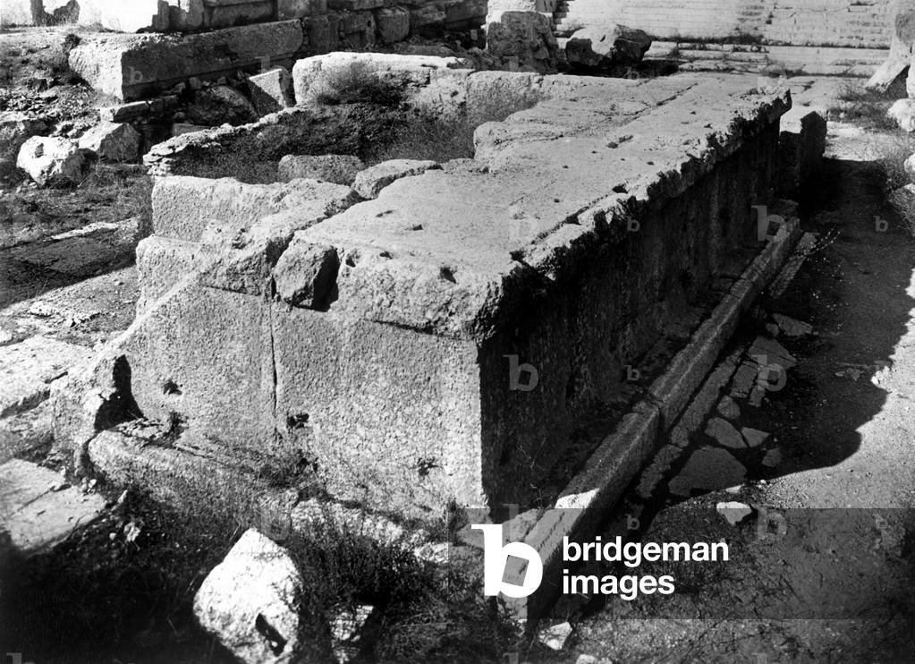 Image of Ancient City of Baalbek (Baalbeck, Heliopolis), Lebanon, circa ...