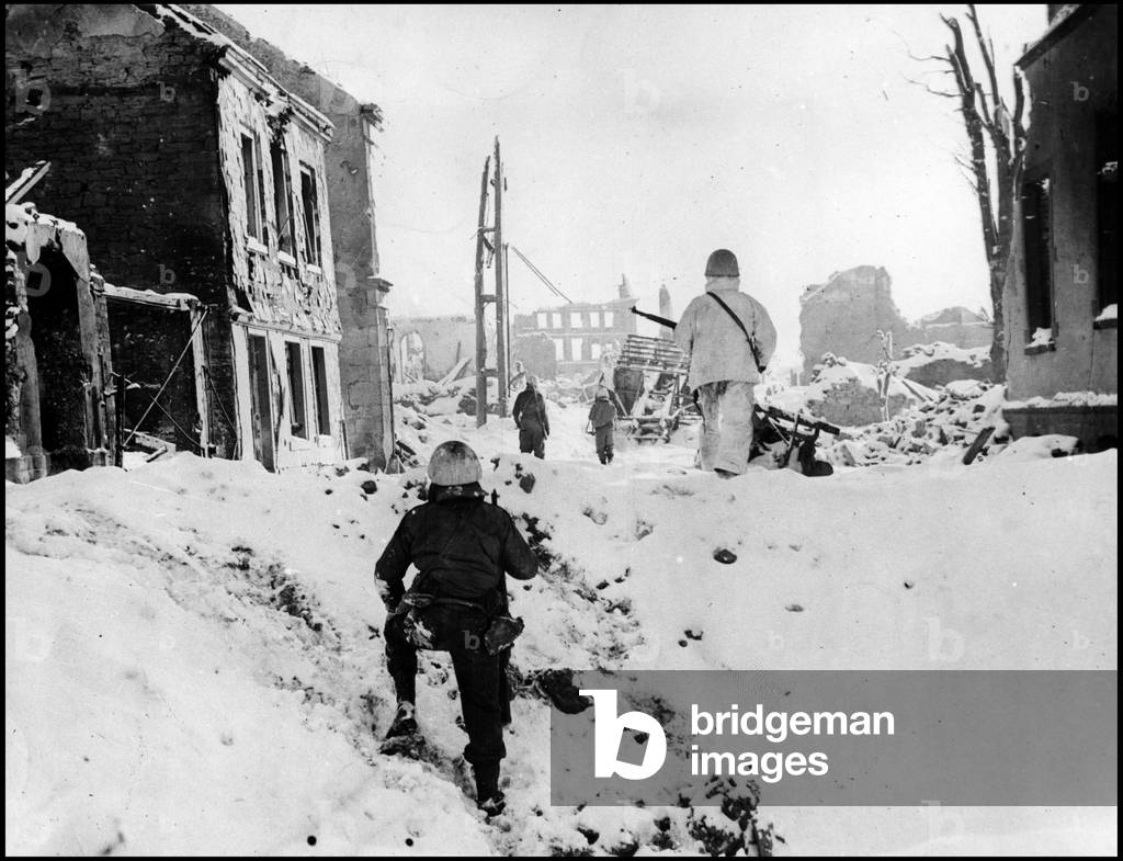 Image of WWII - Battle of the Bulge (WWII): A reconnaissance patrol
