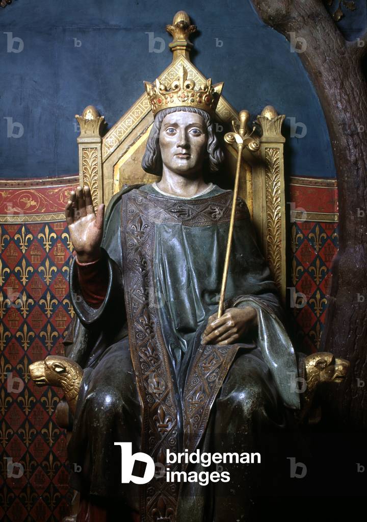Image of Statue of Louis IX (Saint Louis) (1214 - 1270).