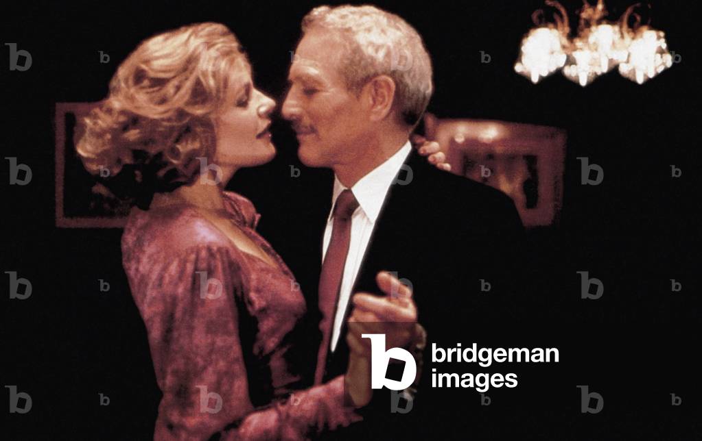 Image of THE COLOR OF MONEY, from left, Helen Shaver, Paul Newman,