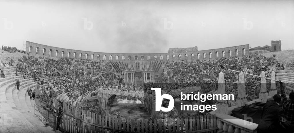 Image of Set of the film "Barabbas" by Fleischer, Cinecitta, Rome, 1961