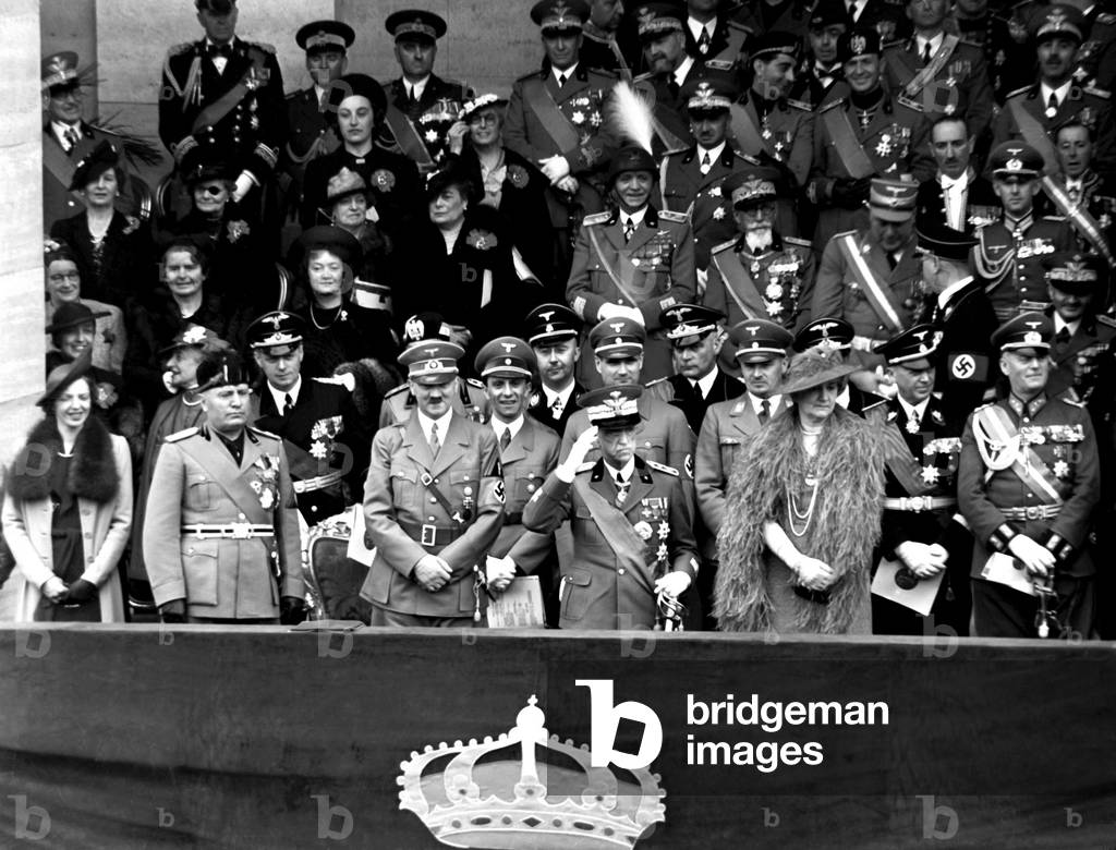 Image of Official visit of Chancellor Adolf Hitler to Italy, Rome, 1938