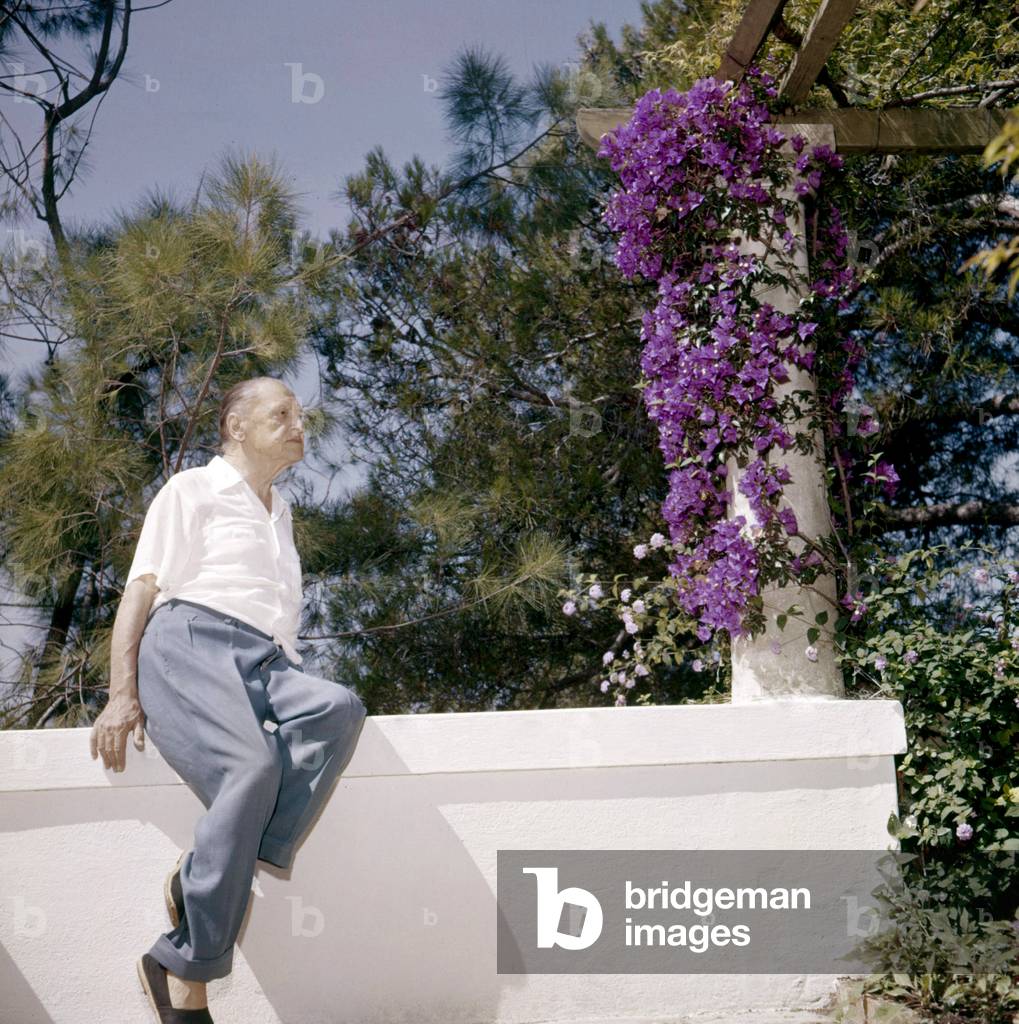 Image of William Somerset Maugham in his mansion called "La Mauresque ...