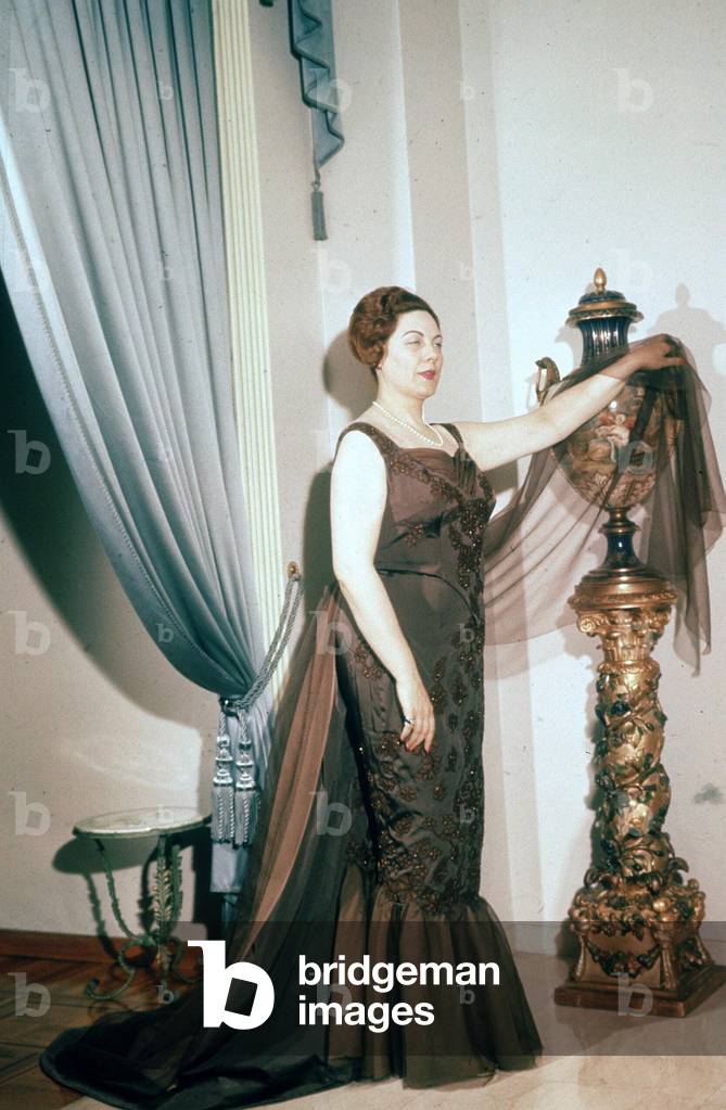Image of 1963. Portrait de la cantatrice soprano Renata Tebaldi (1922