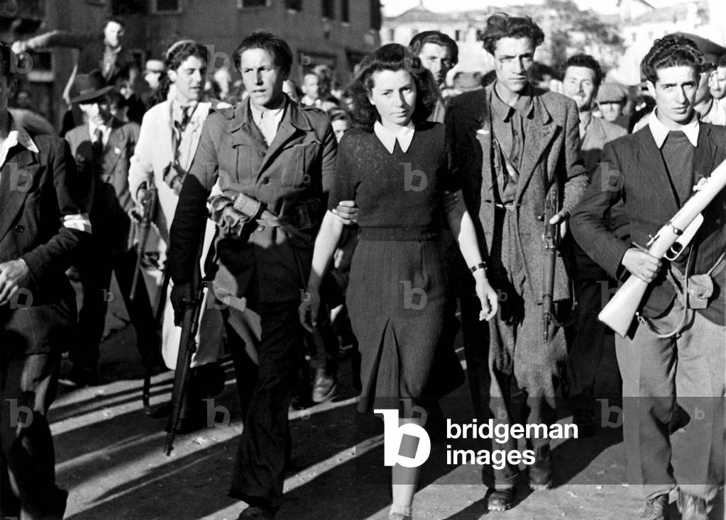 Image of Guerre de 1939 - 1945: Venise 29/4/1945, arrestation d'une femme