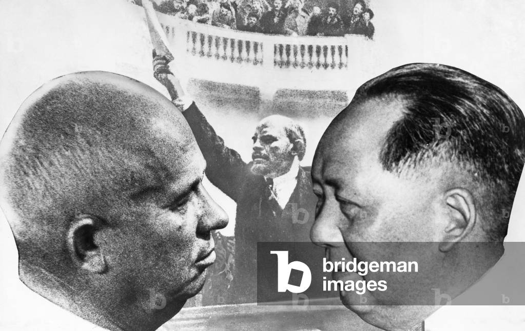 Image of Nikita khrushchev, mao zedong, lenin