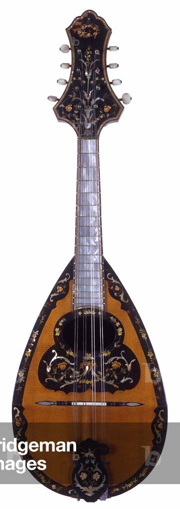 Image of Neapolitan mandolin, anonymous manufacturing, Milan, beginning ...