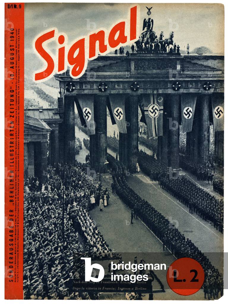 Image of World War II: cover of the German Nazi propaganda magazine