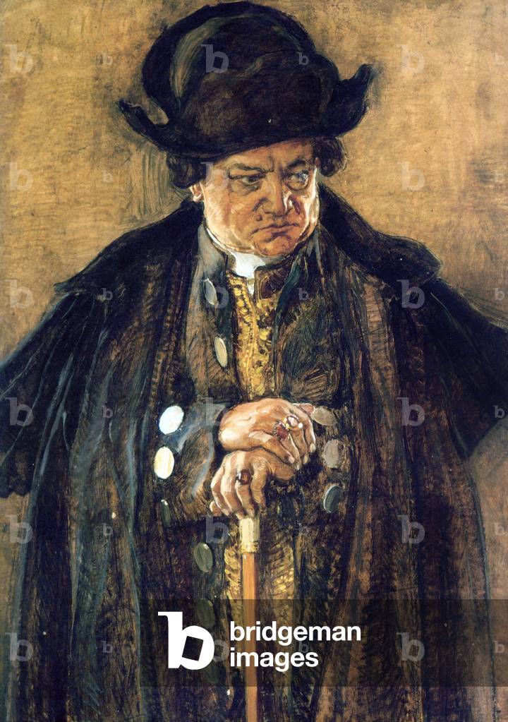 Image of Portrait of Italian comic author Carlo Goldoni (1707-1793 ...