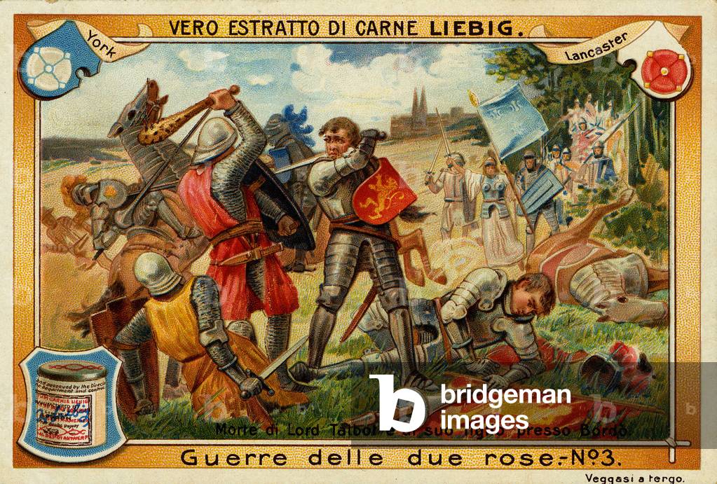 Image of The Death of Lord Talbot and his son, The Wars by Italian ...